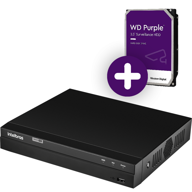 DVR Intelbras 16 Canais 2MP 1216 com HD 4TB | Leve já!