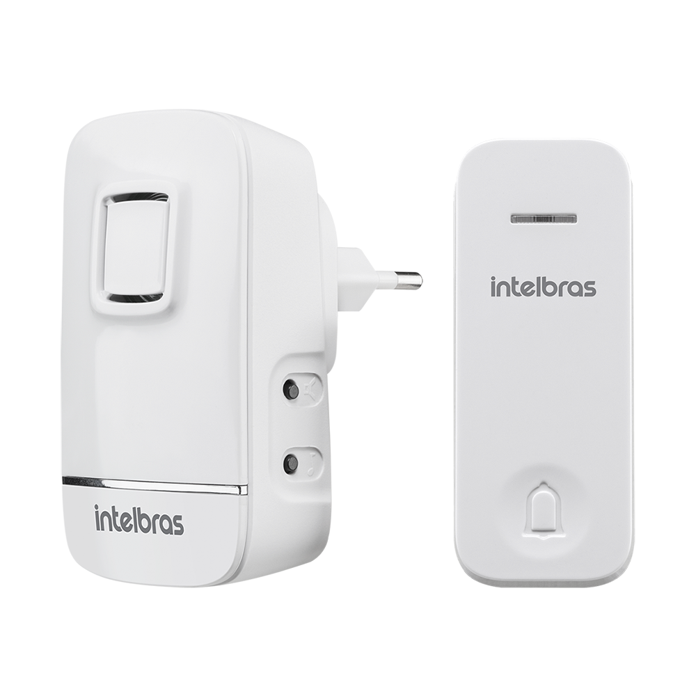 Campainha Sem Fio Intelbras CIK 200 Branca Sem Bateria